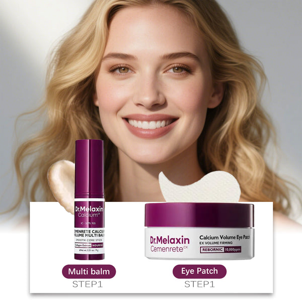 Calcium Volume Multi Balm+Eye Patch 60ea Skin Care Cosmetics with Coll ...